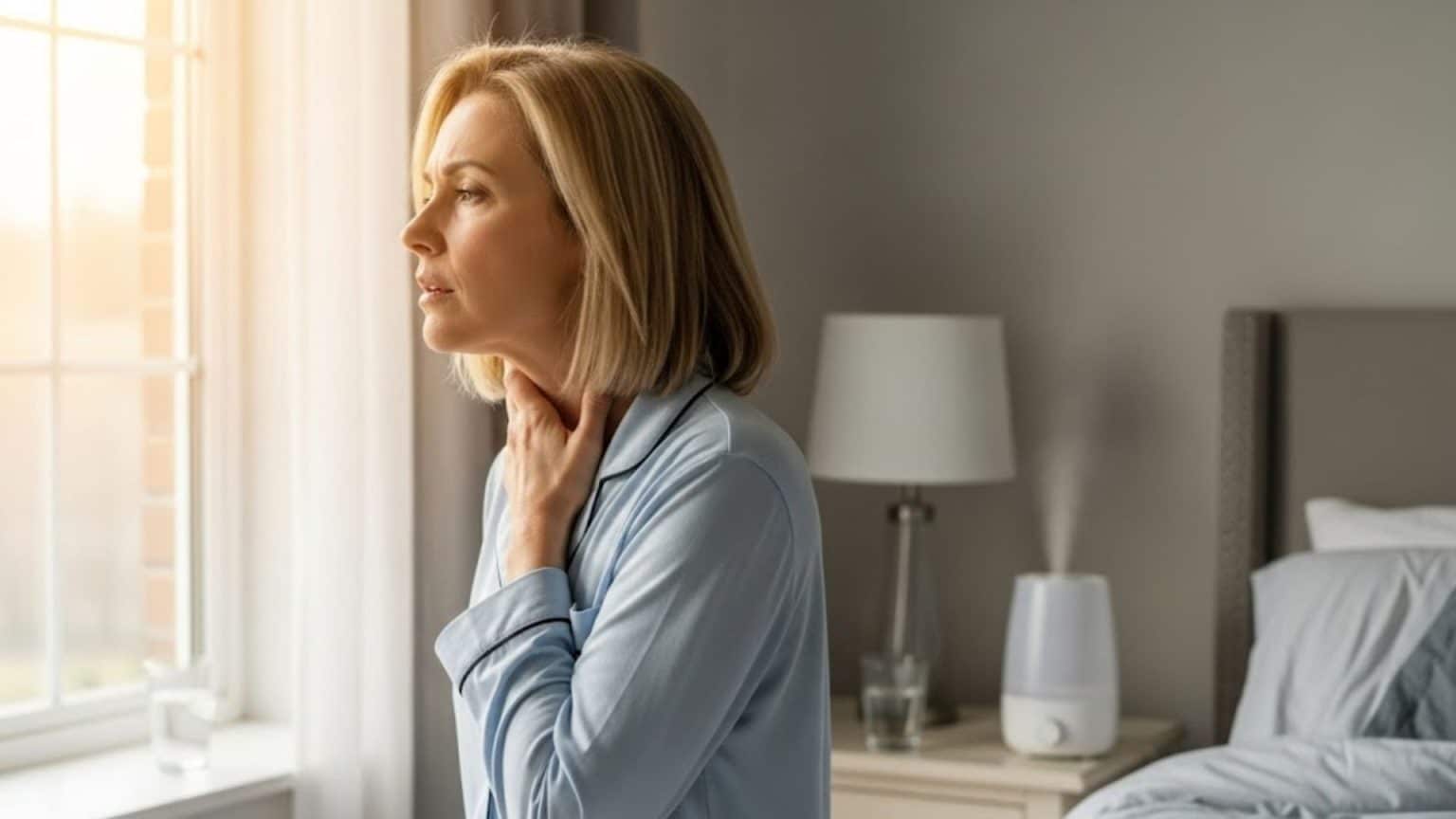 Why Do I Wake Up With a Sore Throat? - Easy Rest