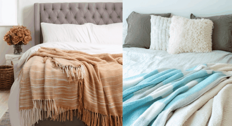 How to Find the Right Throw Blanket Size? - Easy Rest