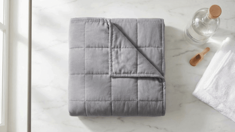 How to Clean a Weighted Blanket (All Materials & Fillings) - Easy Rest