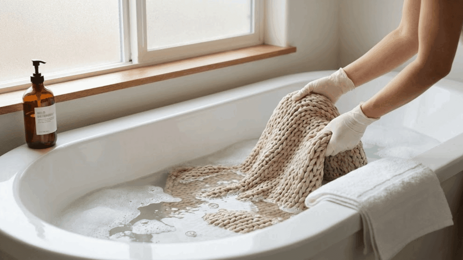 How to Clean a Weighted Blanket (All Materials & Fillings) - Easy Rest