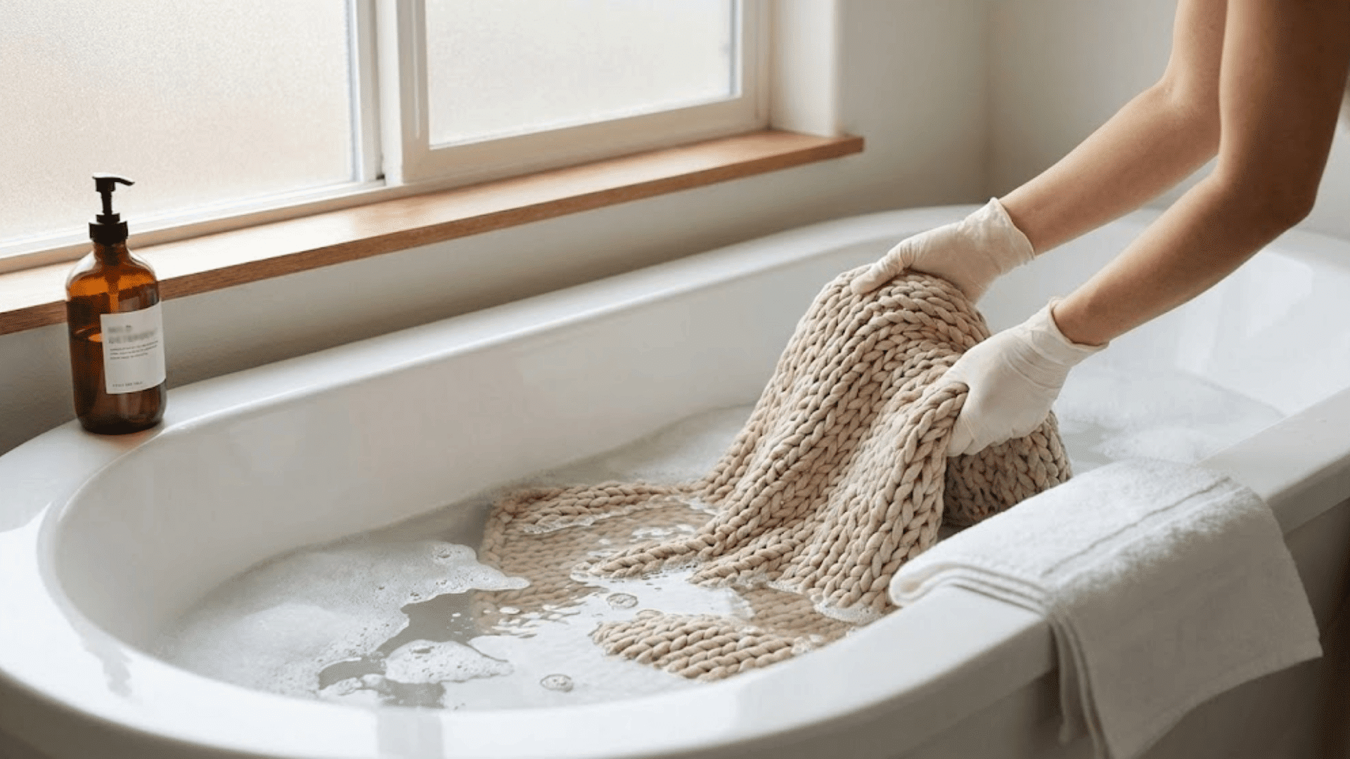 How to Clean a Weighted Blanket (All Materials & Fillings) - Easy Rest